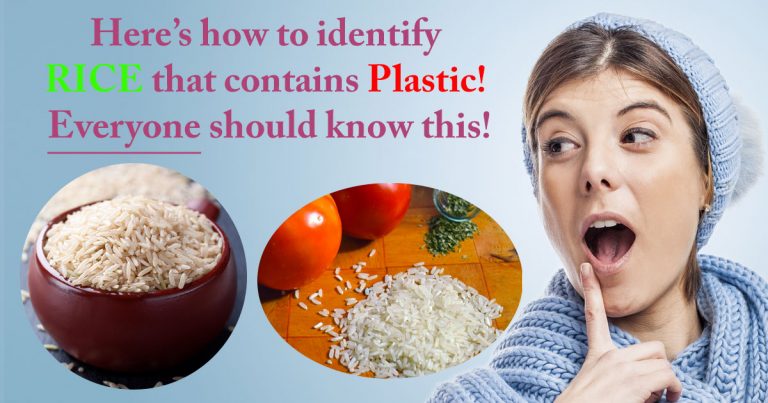 Here’s how to identify RICE that contains Plastic! Everyone should know ...