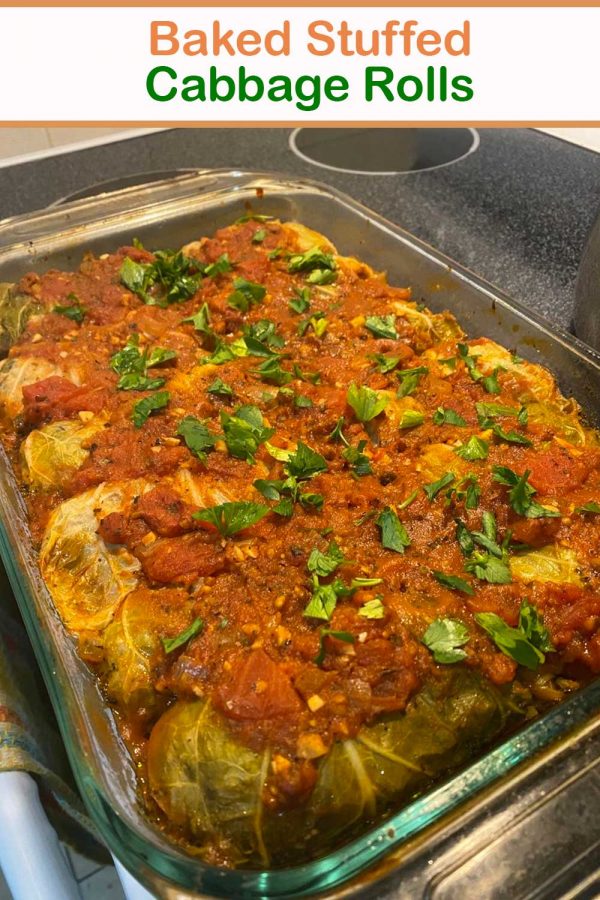 Baked Stuffed Cabbage Rolls