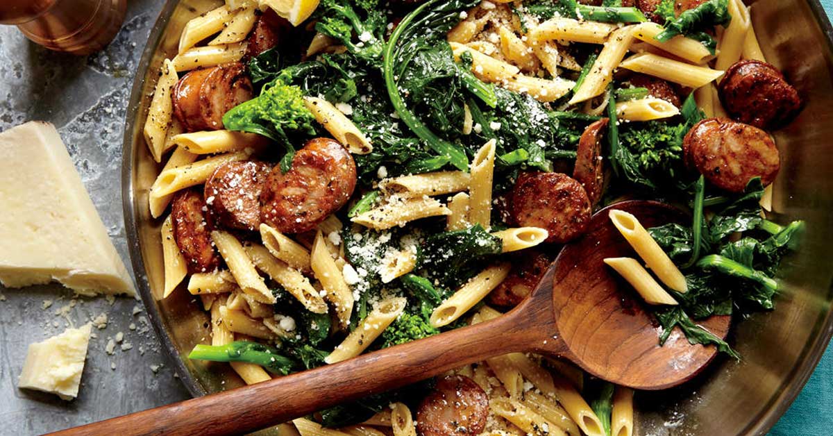 Chicken Sausage Broccoli Rabe Penne