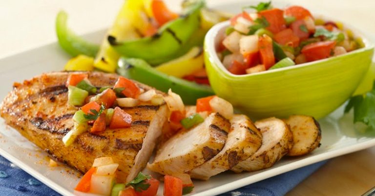 Grilled Chicken-Pico de Gallo
