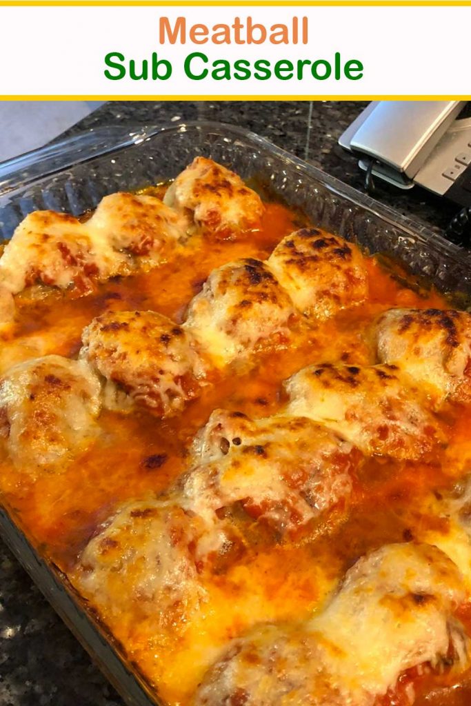 Meatball Sub Casserole