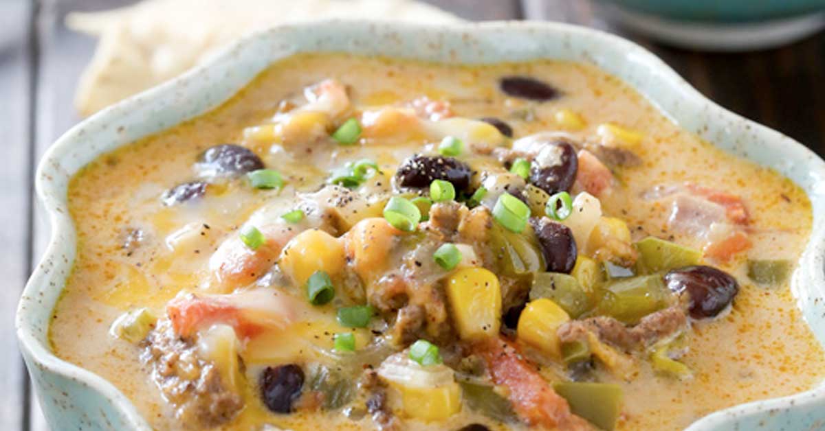 Slow Cooker Nacho Soup