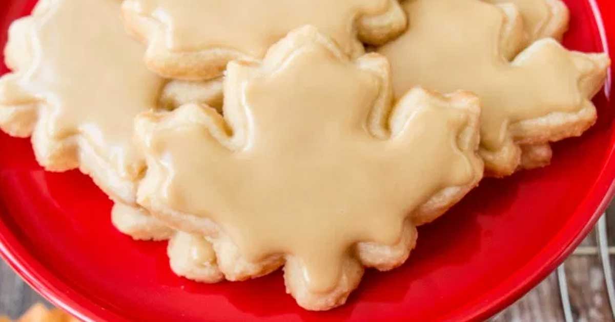 Maple Shortbread Cookies