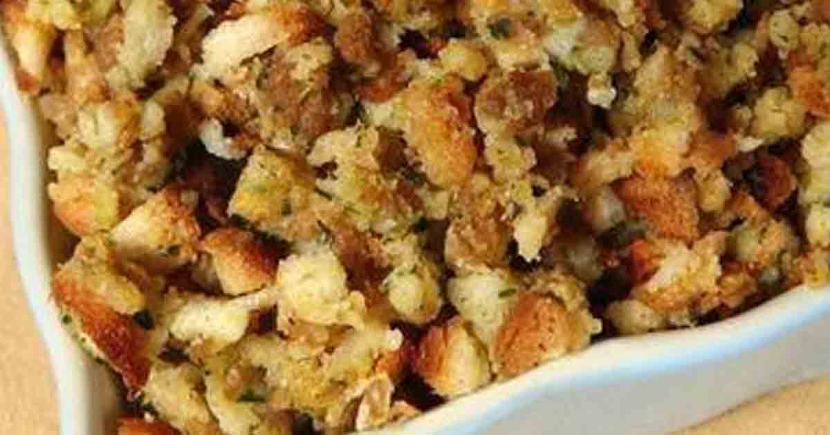 Sage, Onion and Smoked Bacon Stuffing