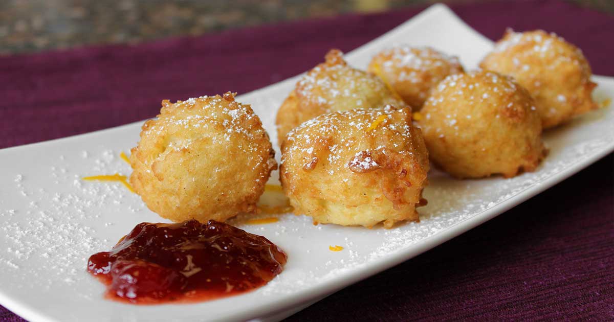 Cinnamon Rice Fritters