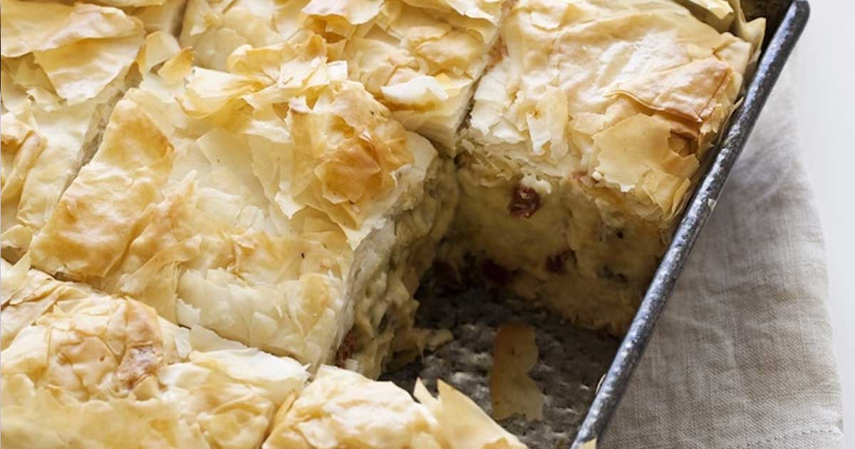 Phyllo Chicken Pie