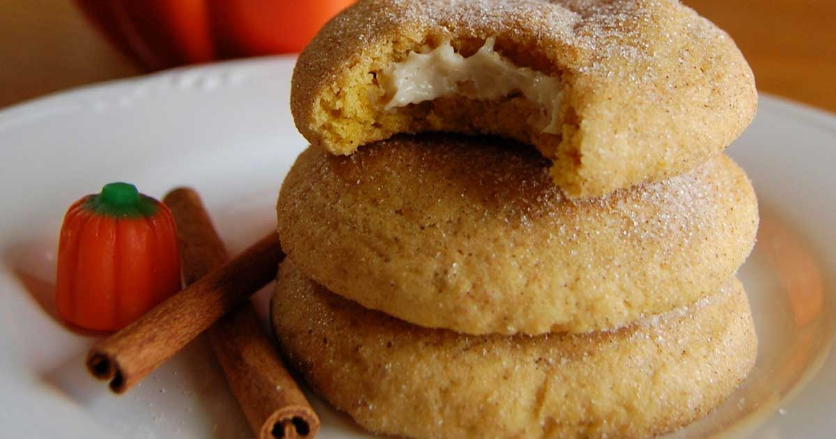 Pumpkin Cheesecake Snickerdoodles