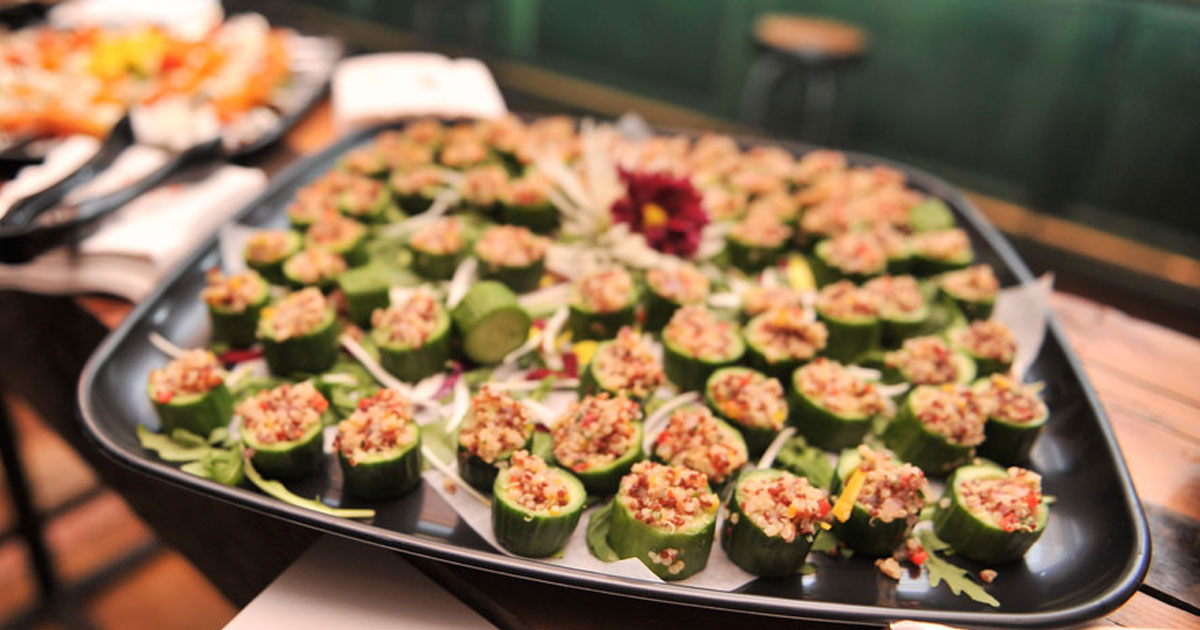 Stuffed Cucumber Cups
