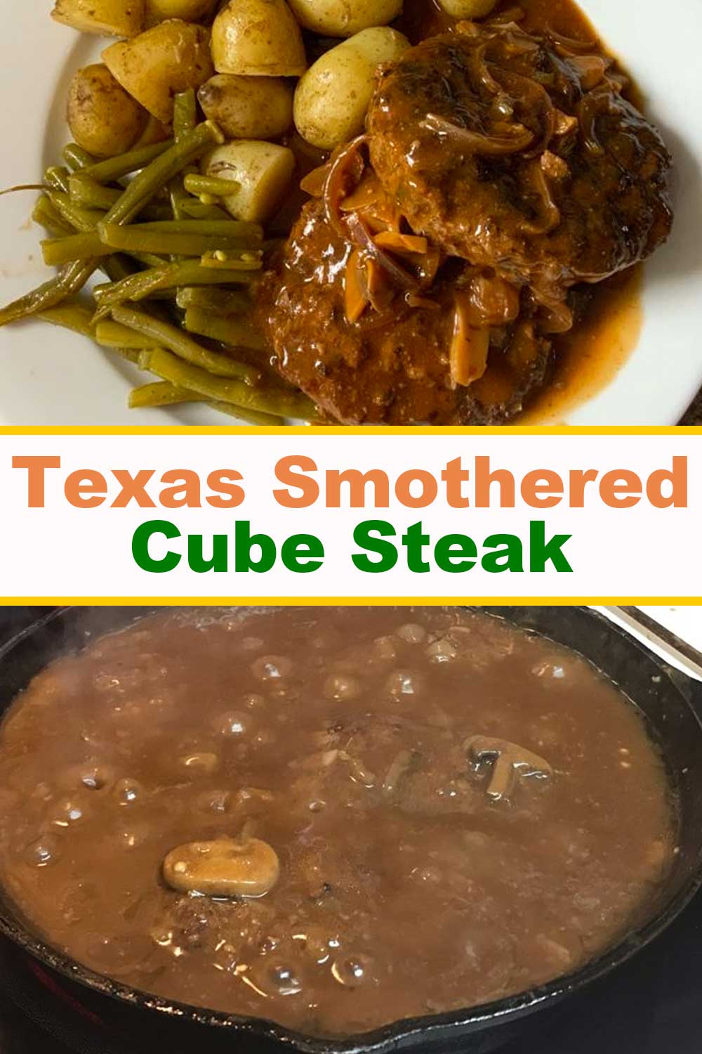 Texas Smothered Cube Steak