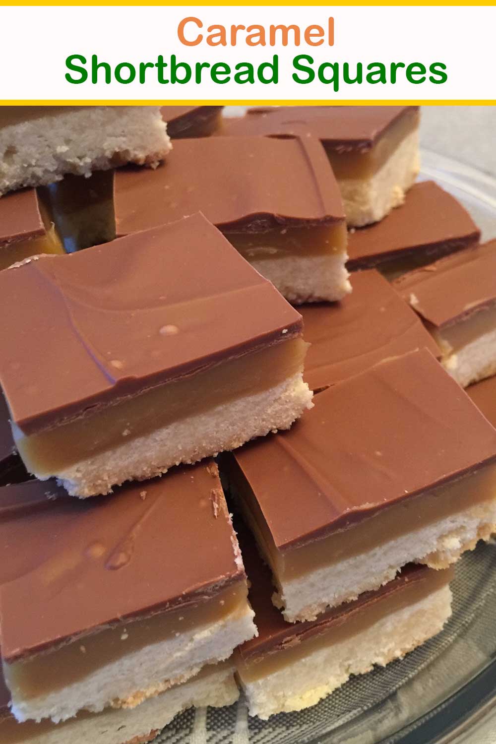 Caramel Shortbread Squares