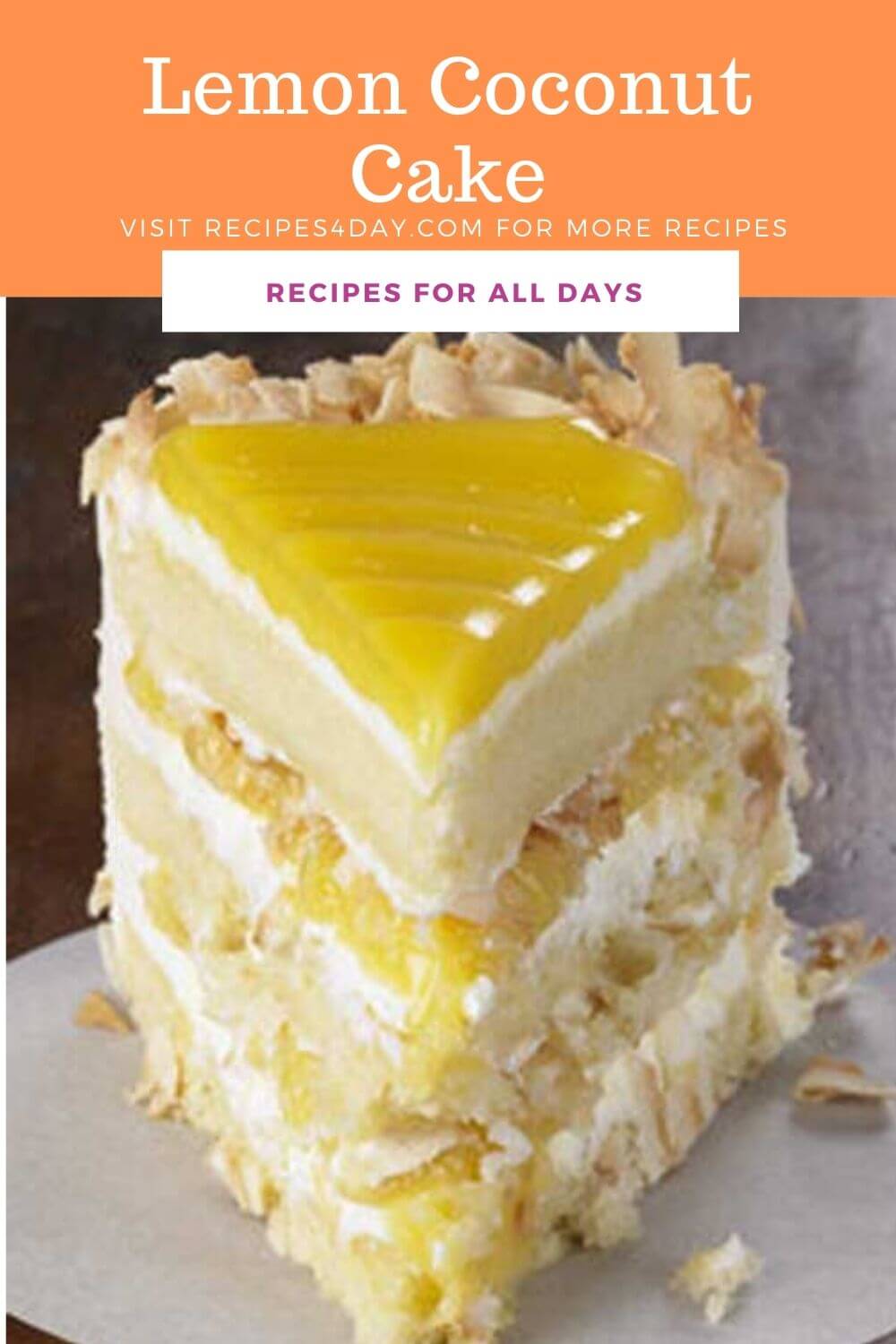 Lemon Coconut Cake