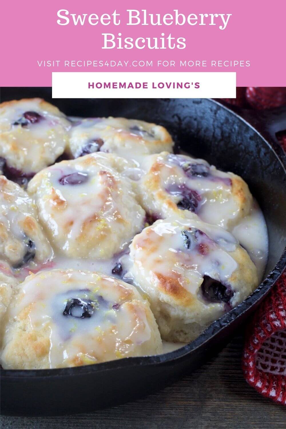 Sweet Blueberry Biscuits