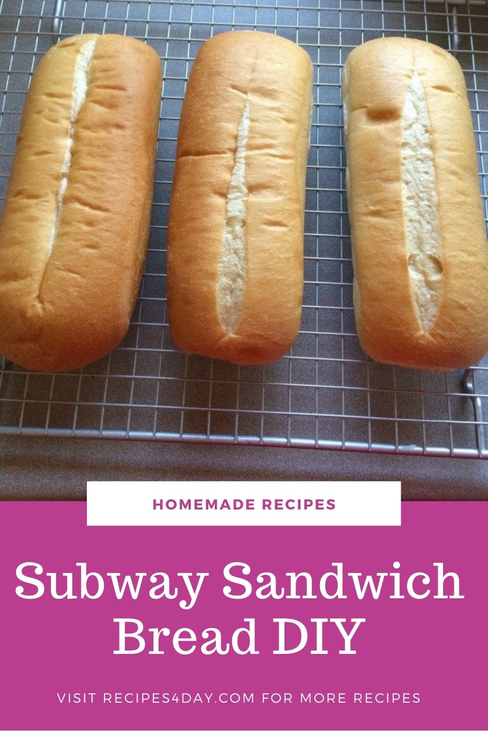 Subway Sandwich Bread DIY