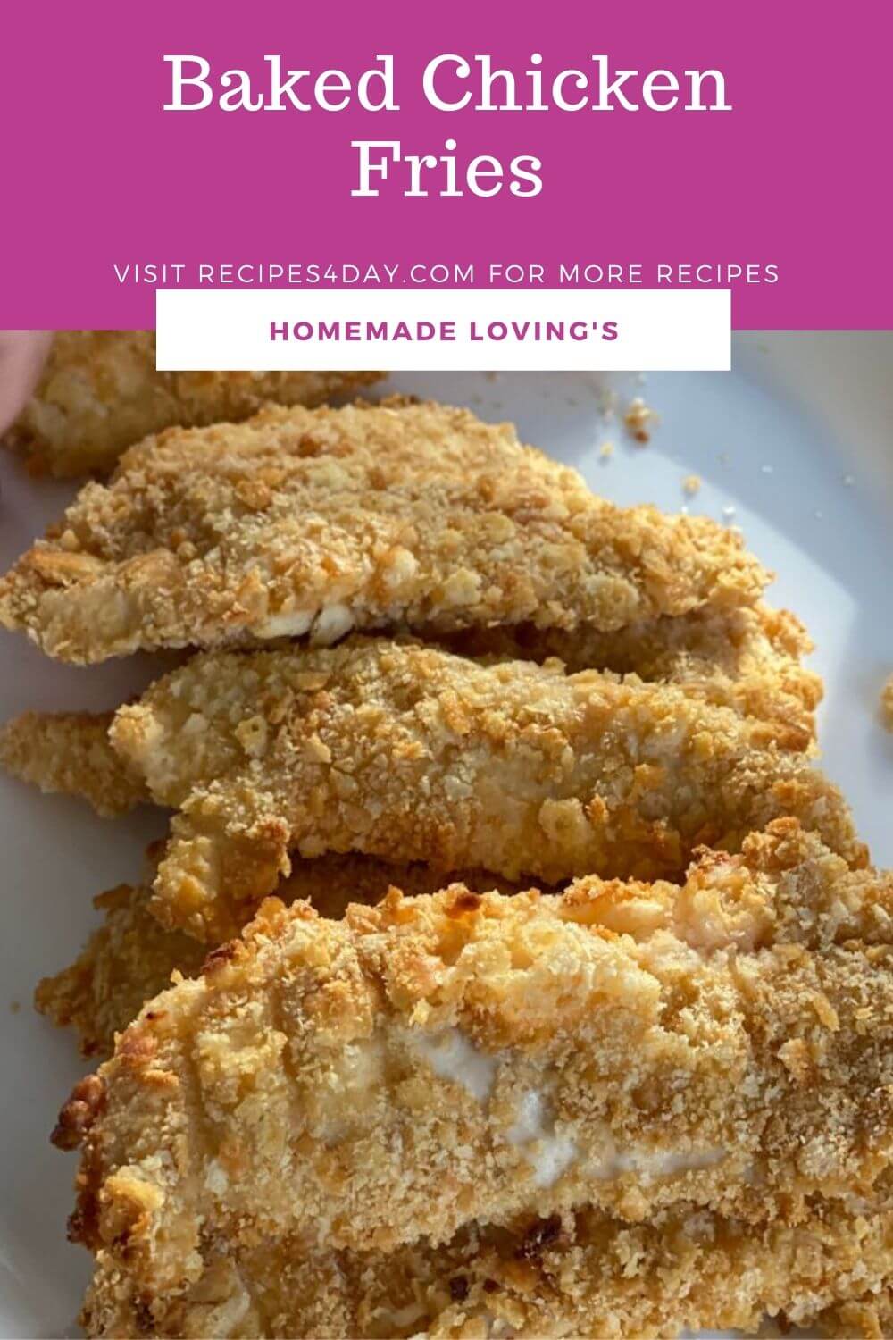 Baked Chicken Fries