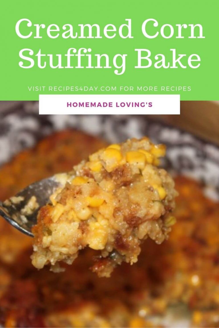 Creamed Corn Stuffing Bake