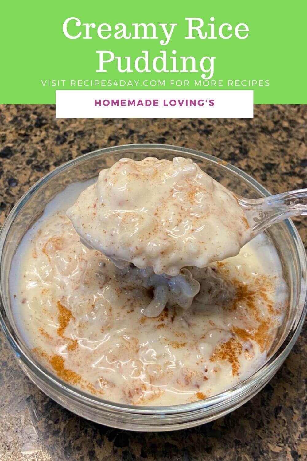 Creamy Rice Pudding