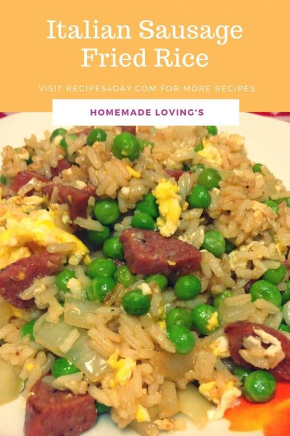 Italian Sausage Fried Rice