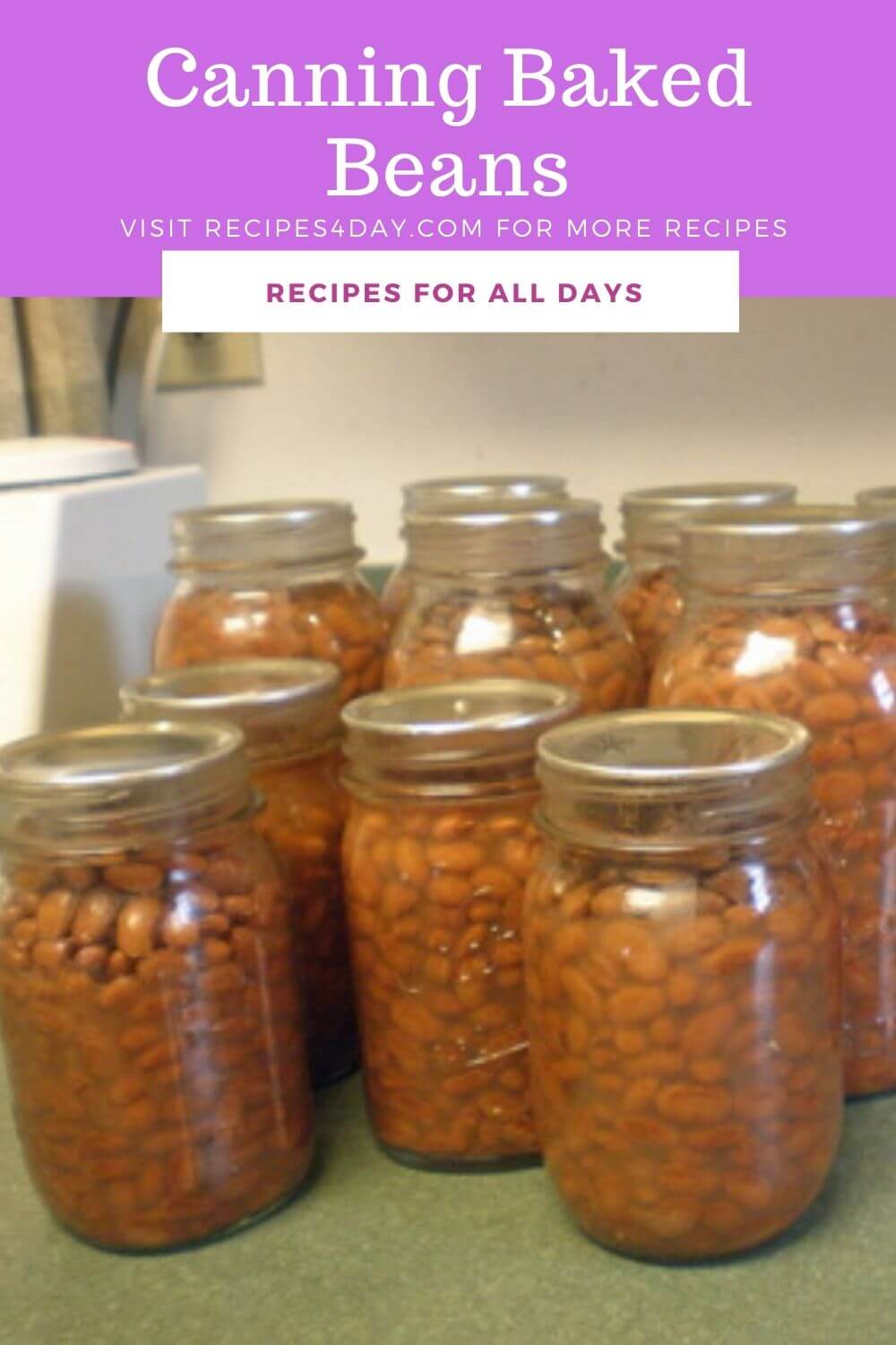 Canning Baked Beans