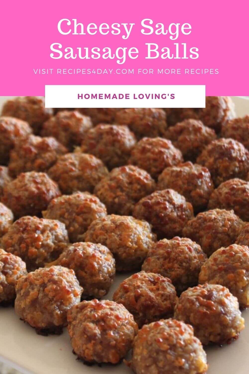 Cheesy Sage Sausage Balls