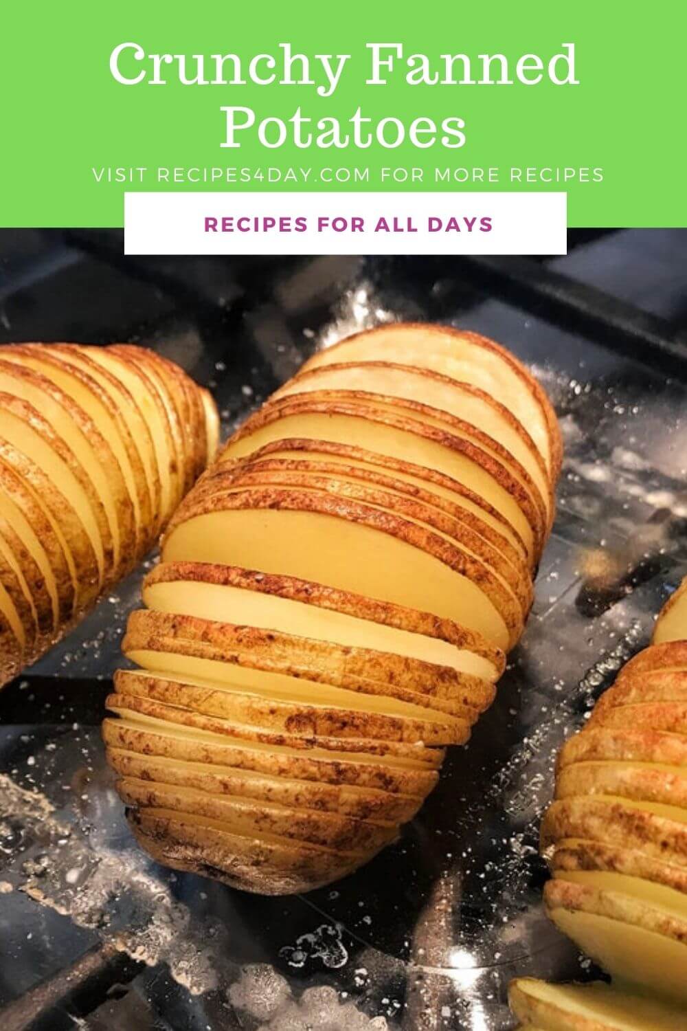 Crunchy Fanned Potatoes