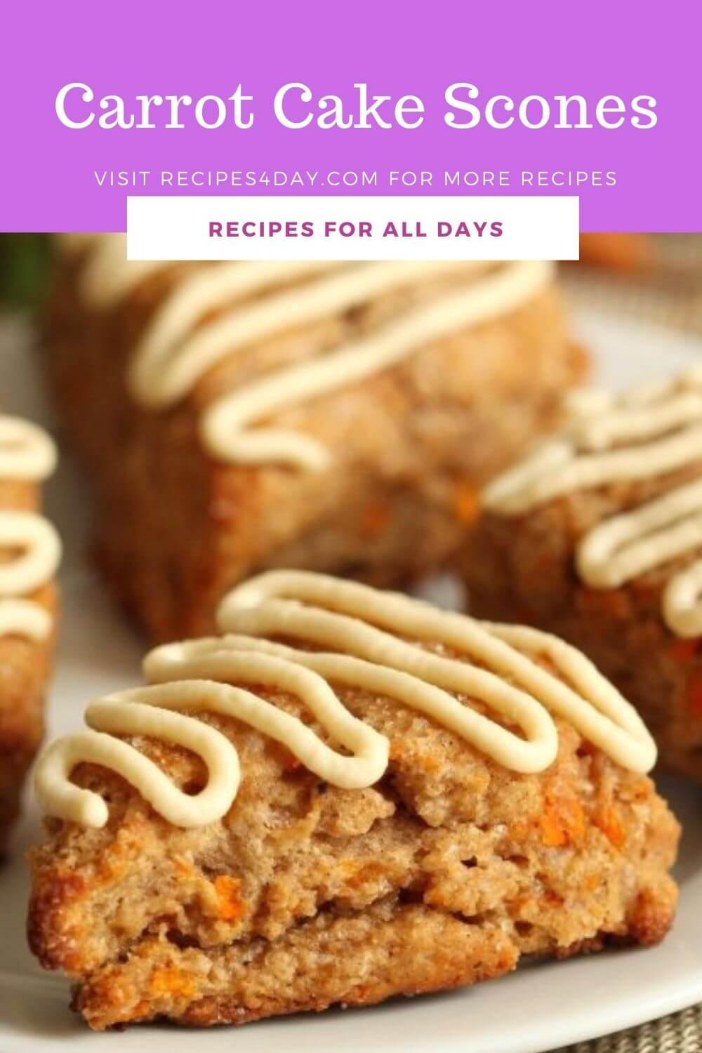 Carrot Cake Scones