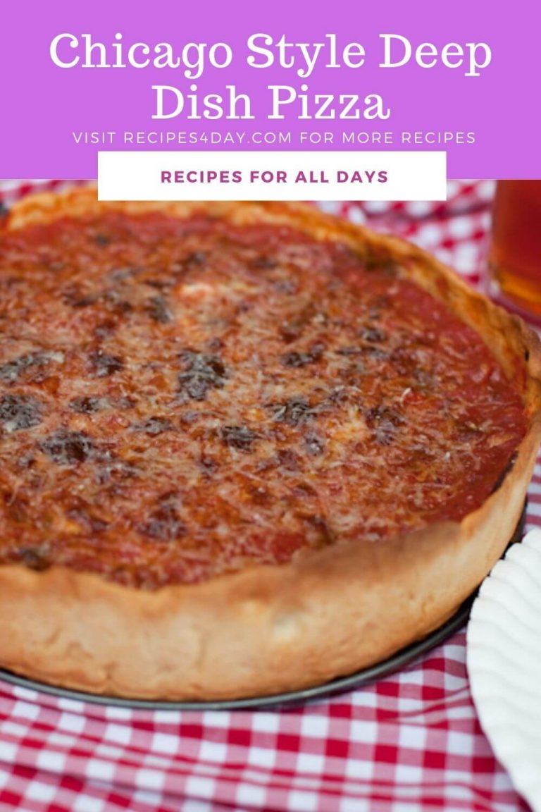 Chicago Style Deep Dish Pizza