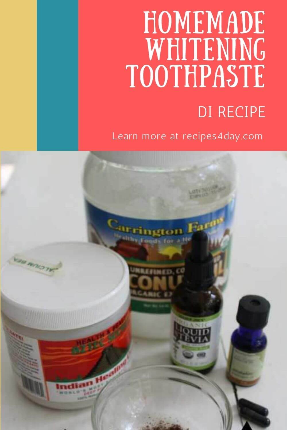Homemade Whitening Toothpaste