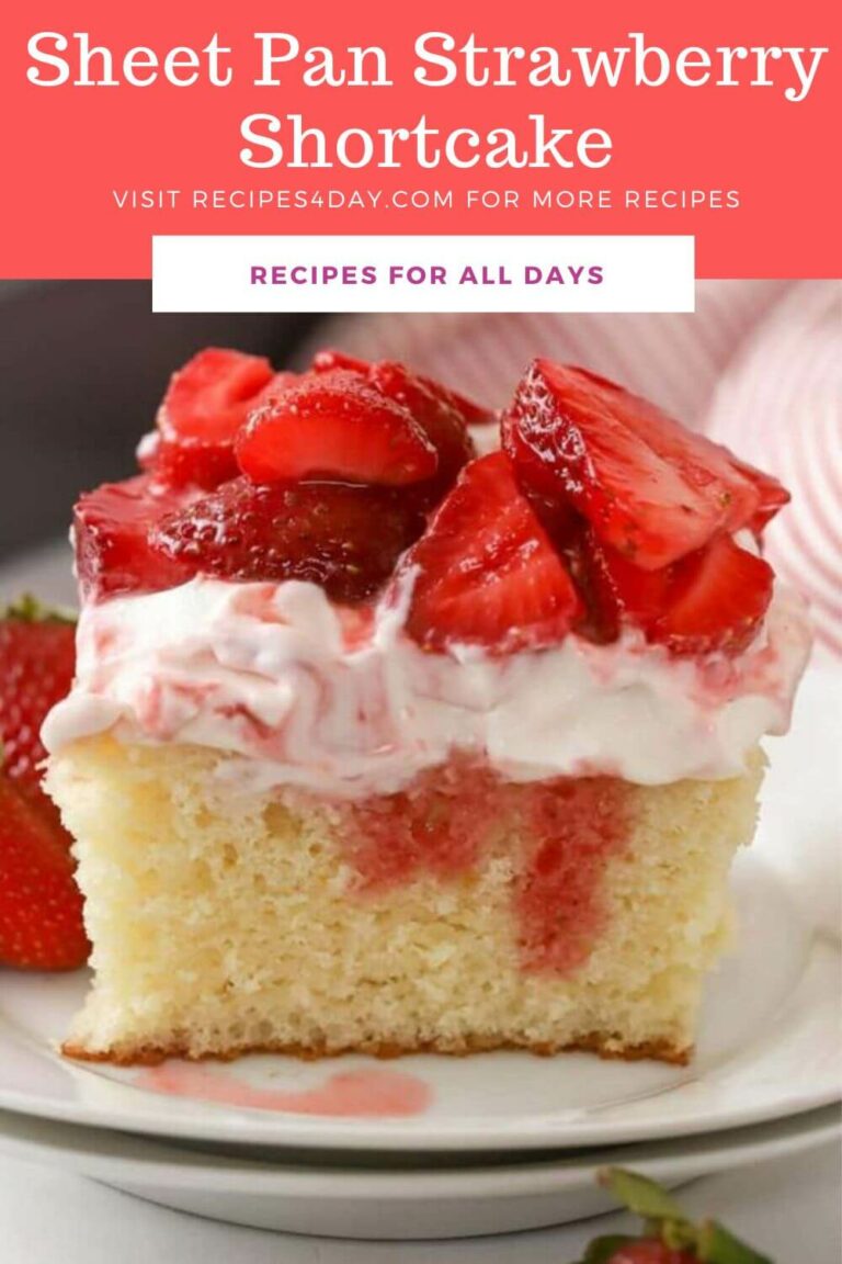 Sheet Pan Strawberry Shortcake