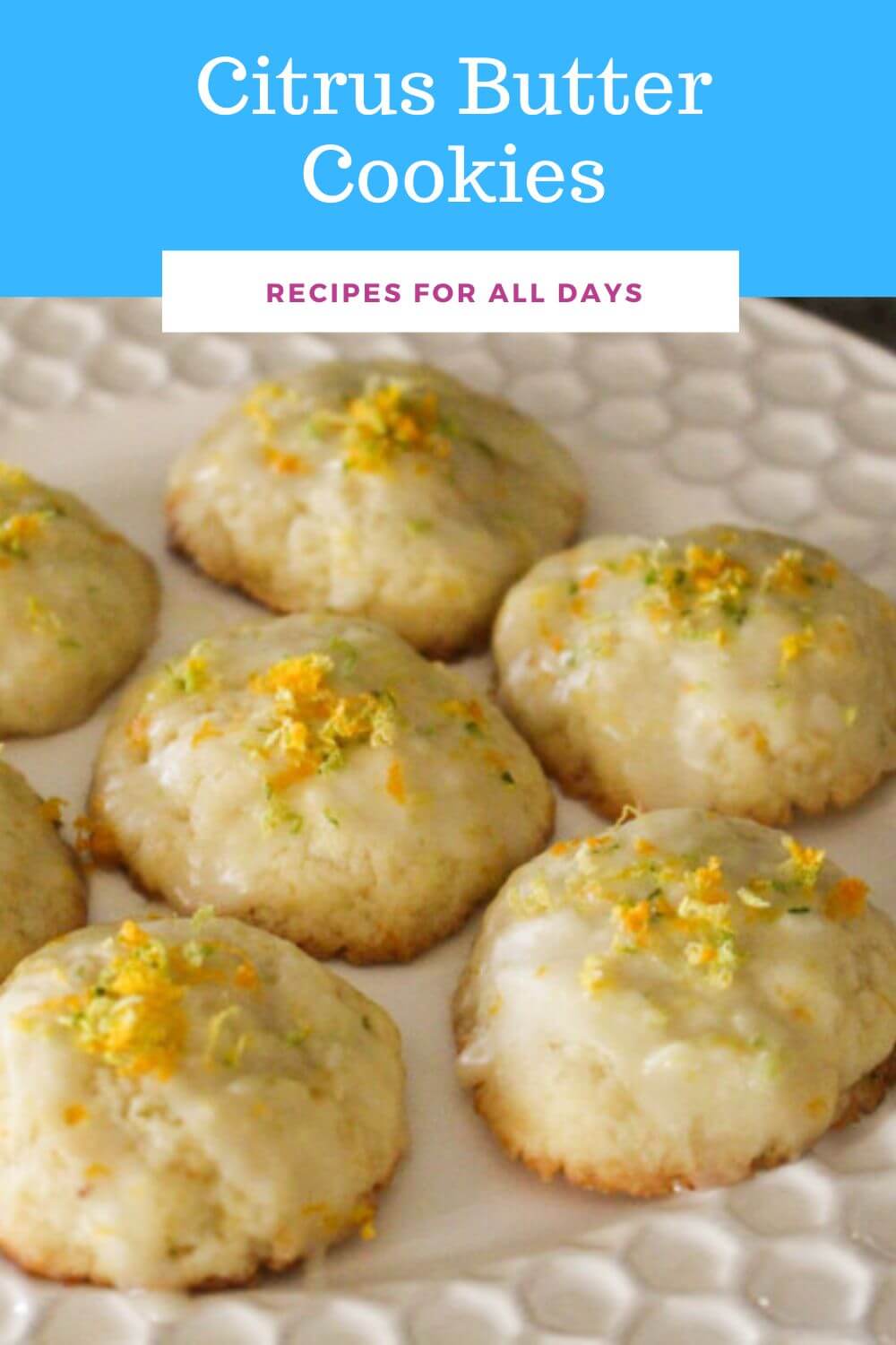 Citrus Butter Cookies