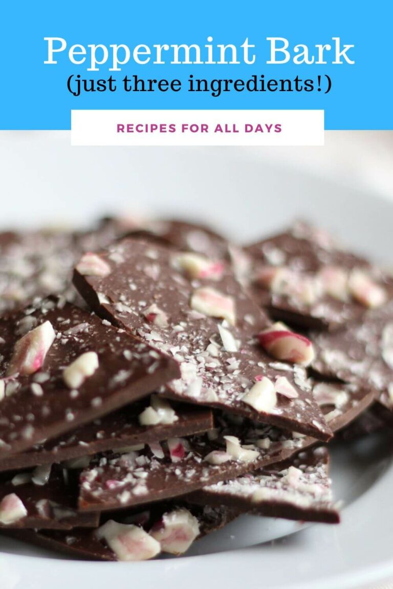 Peppermint Bark (just three ingredients!)