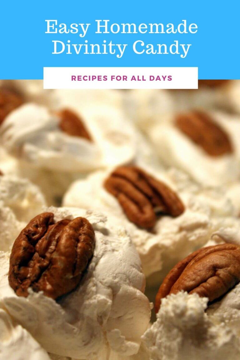 Easy Homemade Divinity Candy