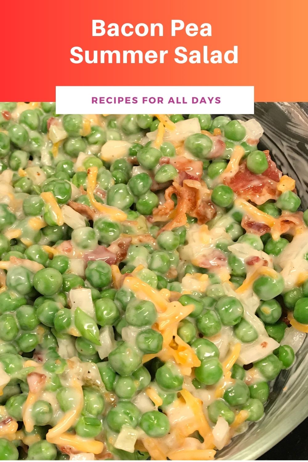 Bacon Pea Summer Salad