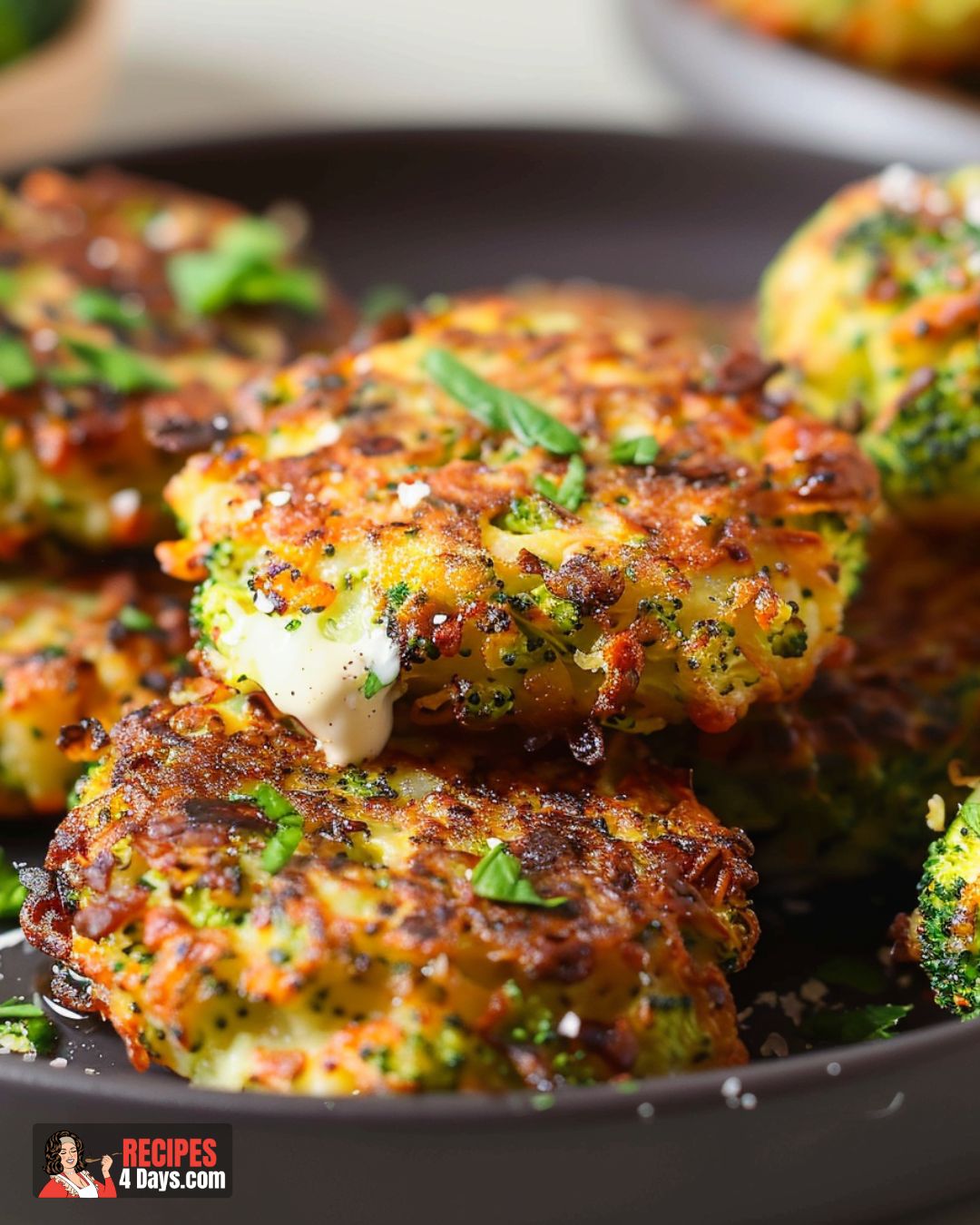 Broccoli Cheddar Fritters