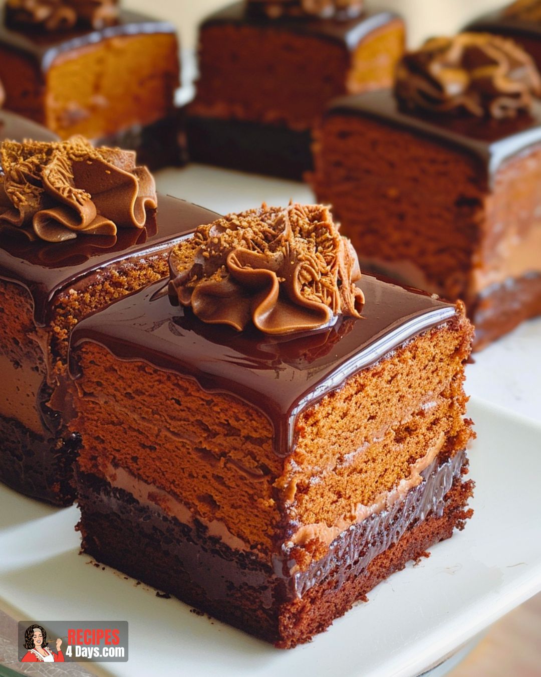 Hungarian Decadent Chocolate Cake- Rigo Jancsi
