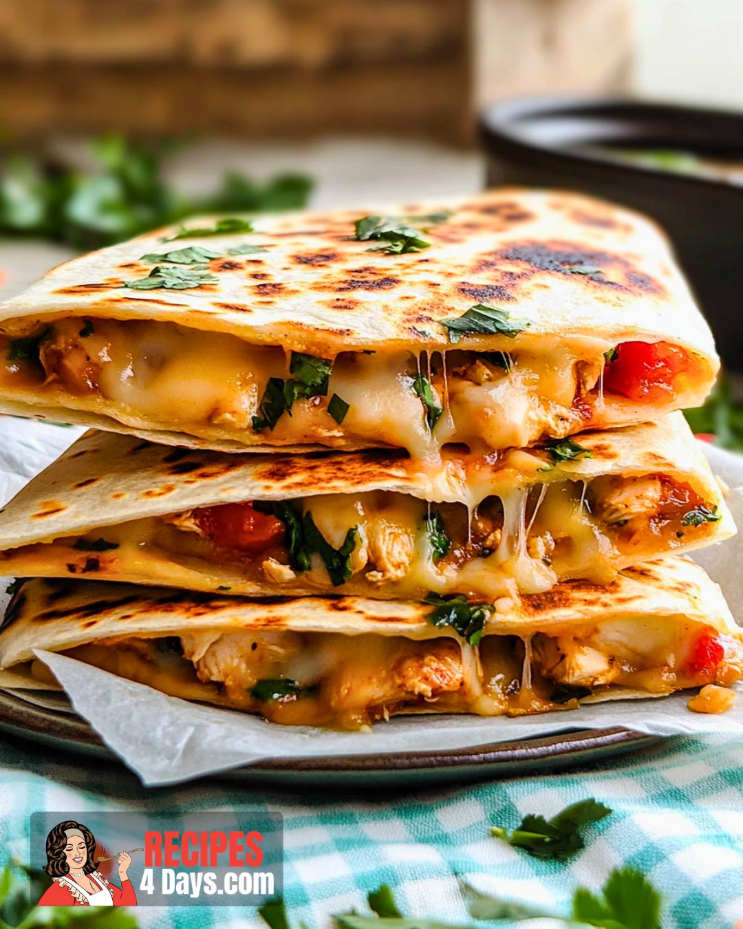 Authentic Chicken Quesadilla