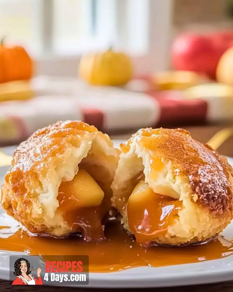 Caramel Apple Pie Bombs