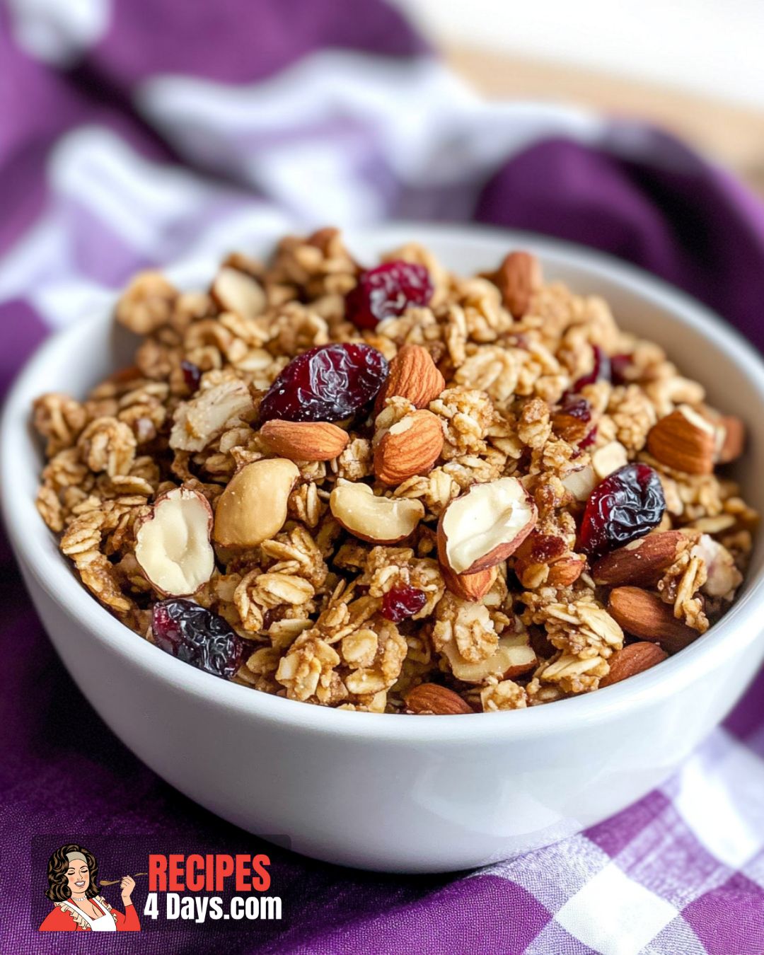Cranberry Walnut Granola