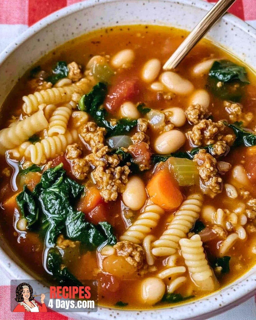 Italian Ground Turkey Soup