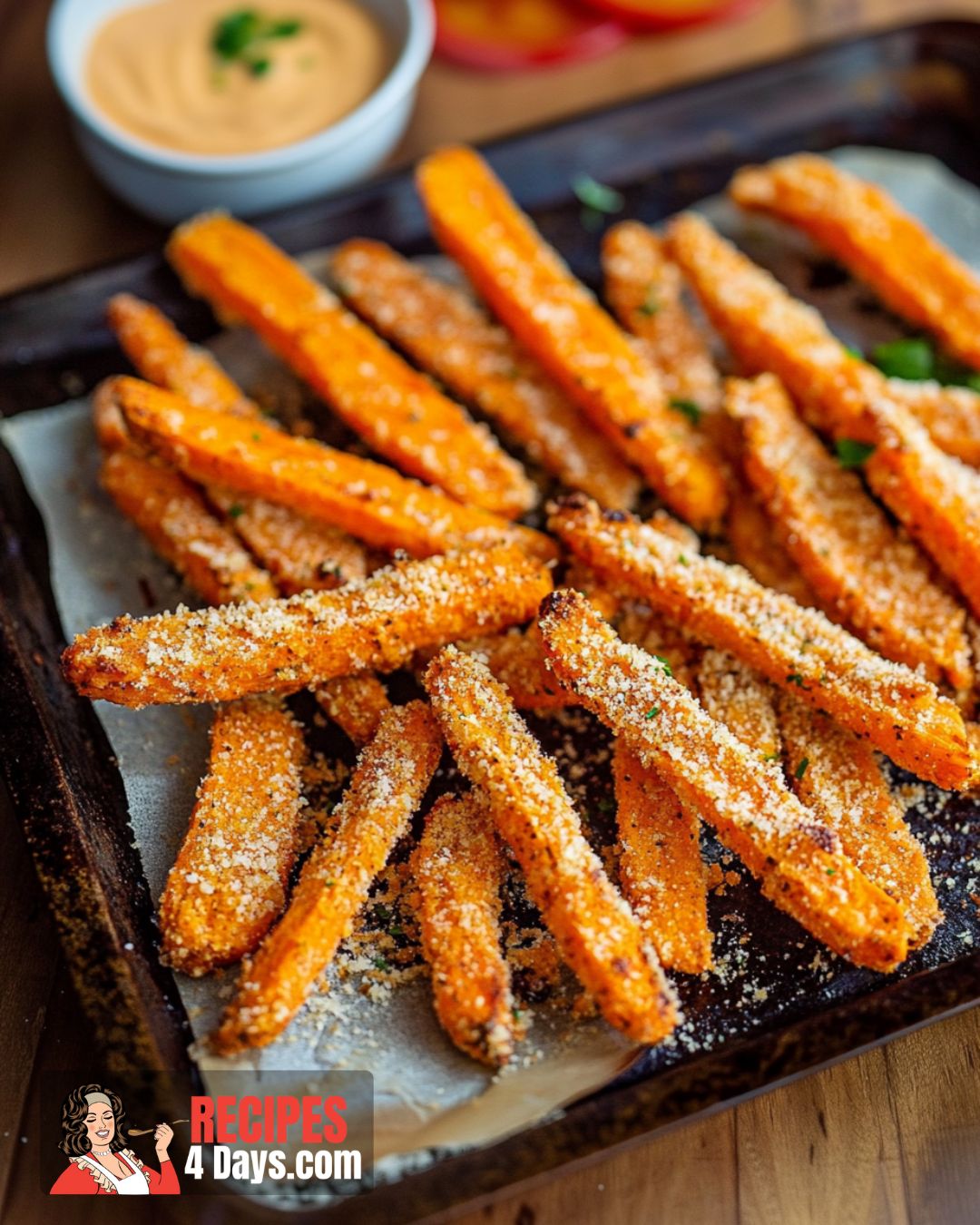Parmesan Roasted Carrot Fries