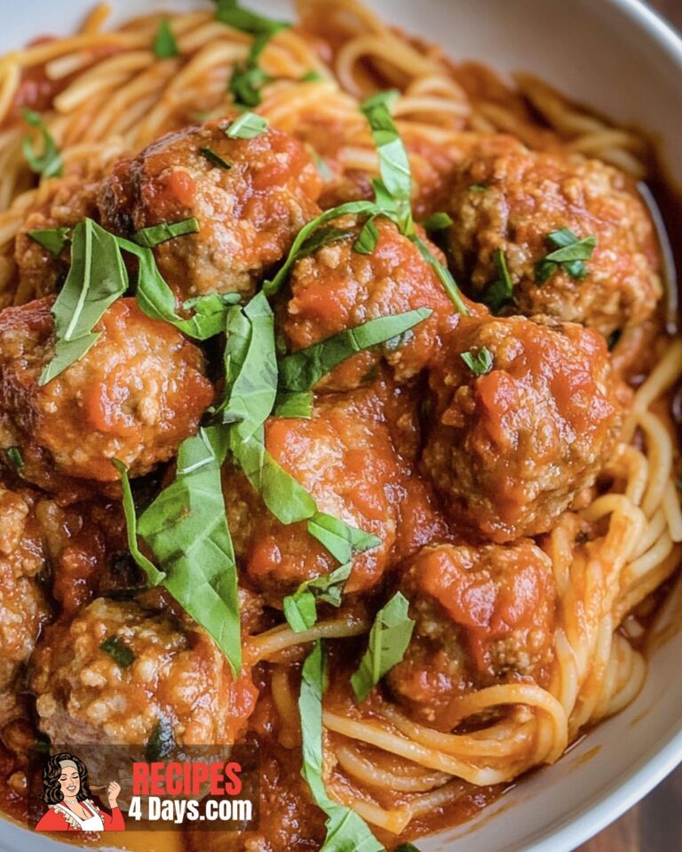 Italian Spaghetti And Meatballs