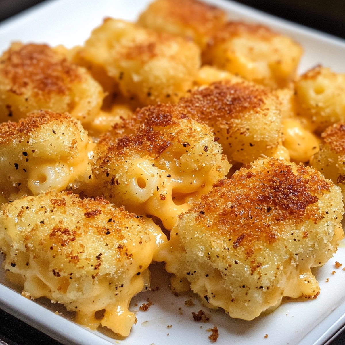 Air Fryer Mac N Cheese Bites