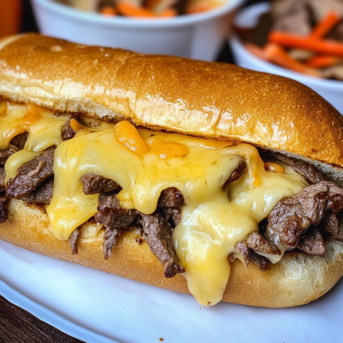 Beef And Cheese Sandwich