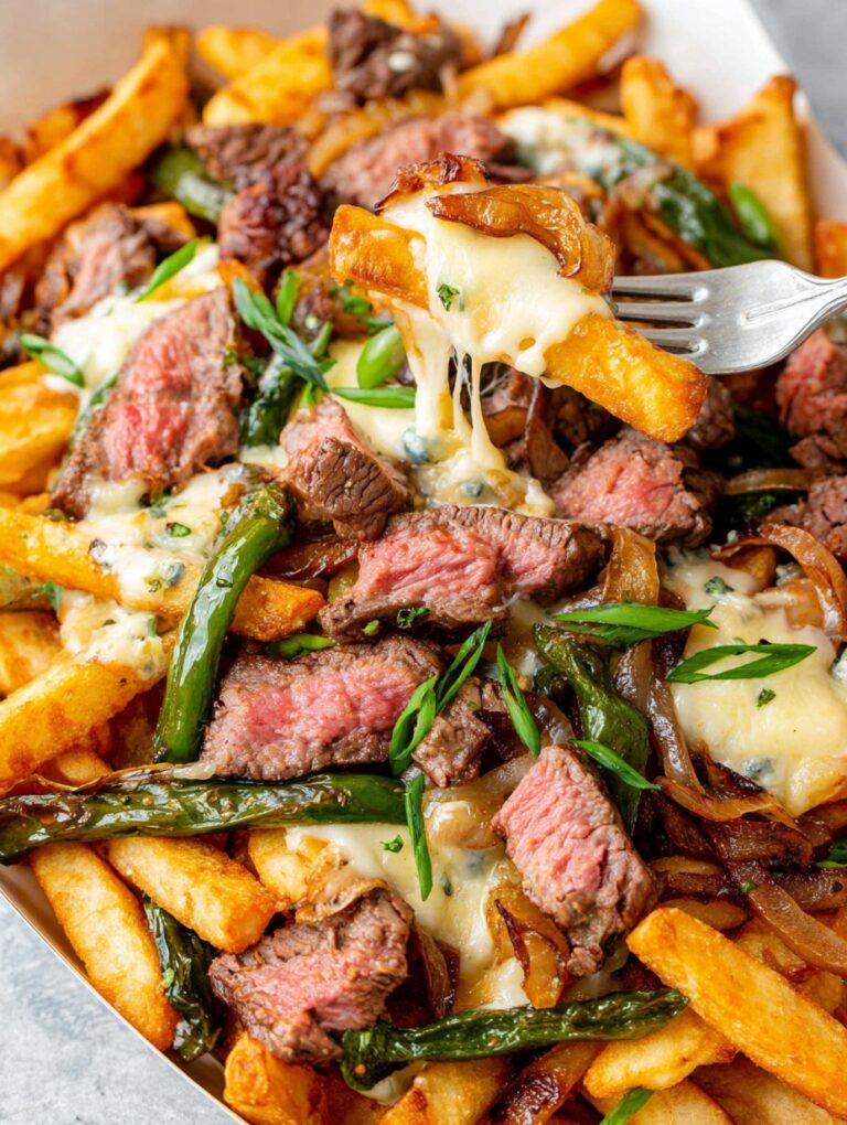 Philly Cheesesteak Loaded Fries